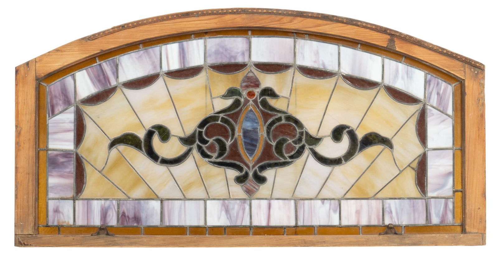 Stained Glass Transom Panel Auction