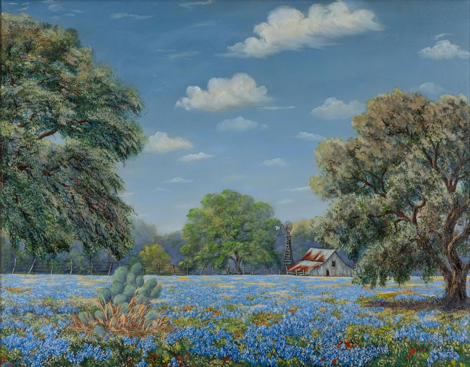 Irene Frazier, Bluebonnet Field Auction