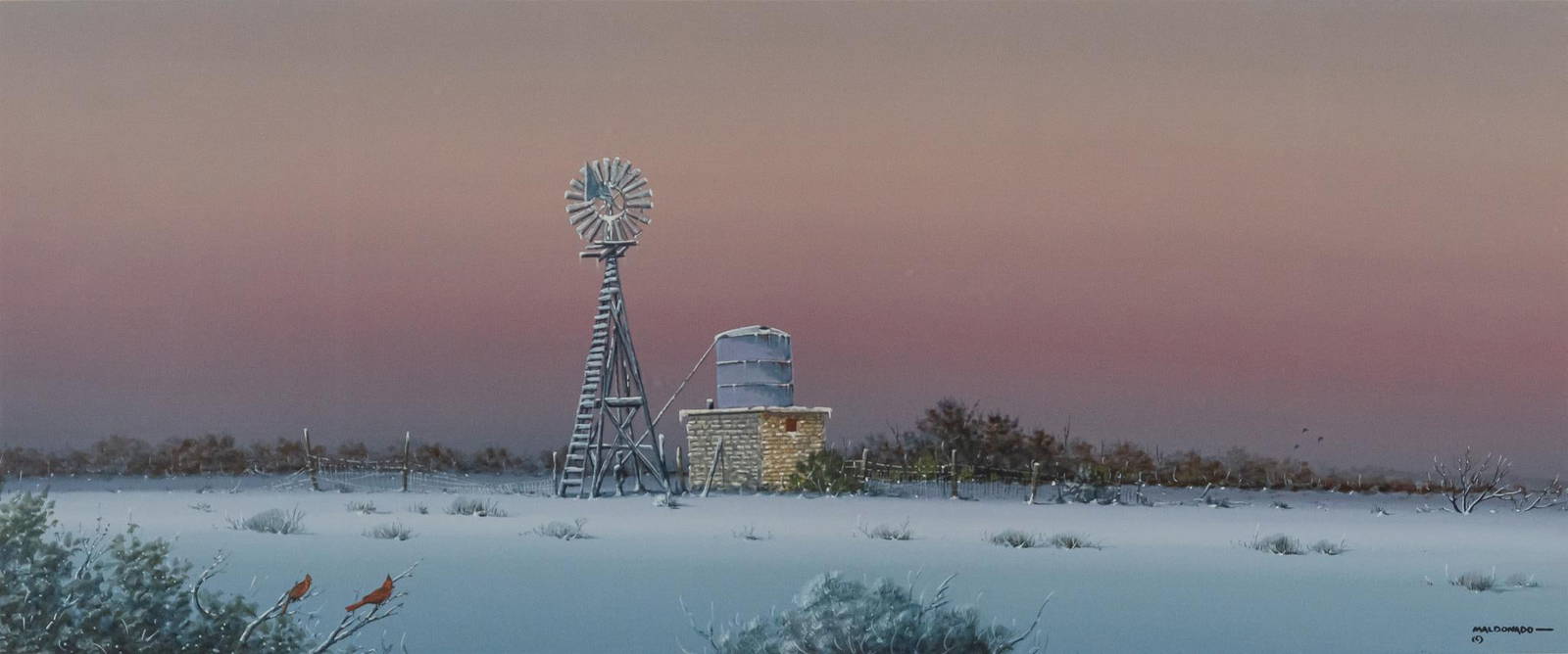 Daniel Maldonado, Windmill And Water Tank Auction