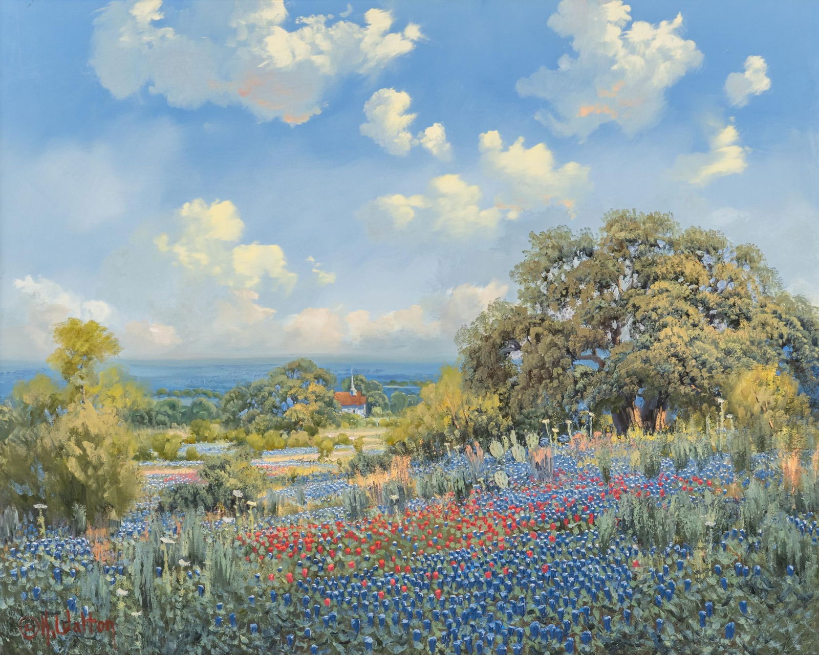 Kay Walton, Castroville Bluebonnets Auction