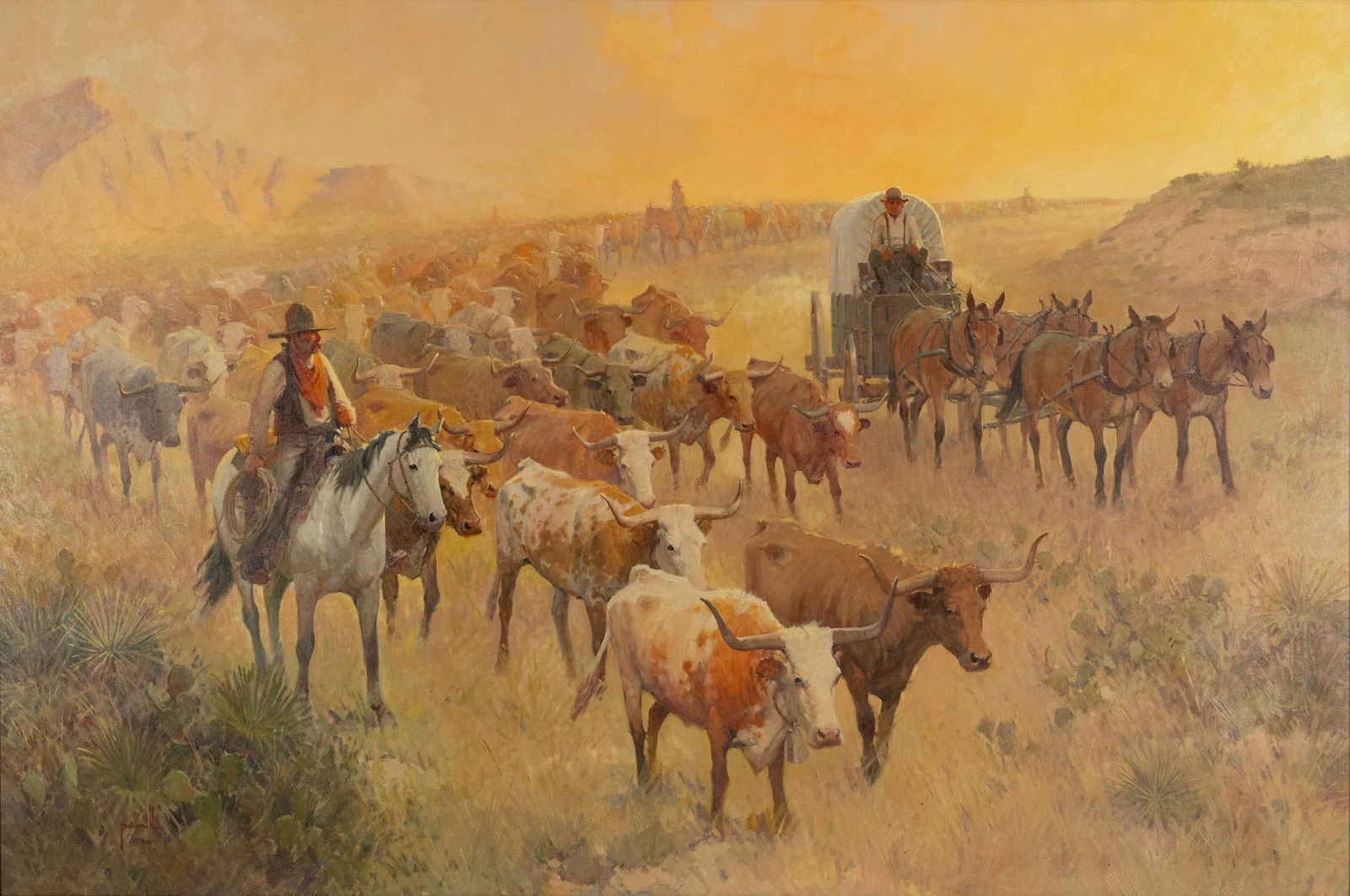 Robert Pummill, "river Of Hide And Horn" Auction