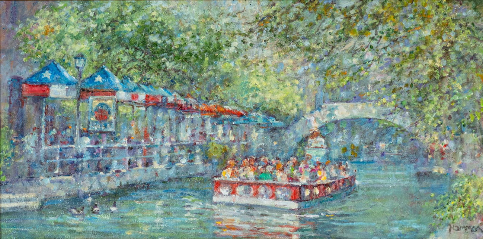 Robert Hamman, "republic Of Texas (riverwalk)", 2023 Auction