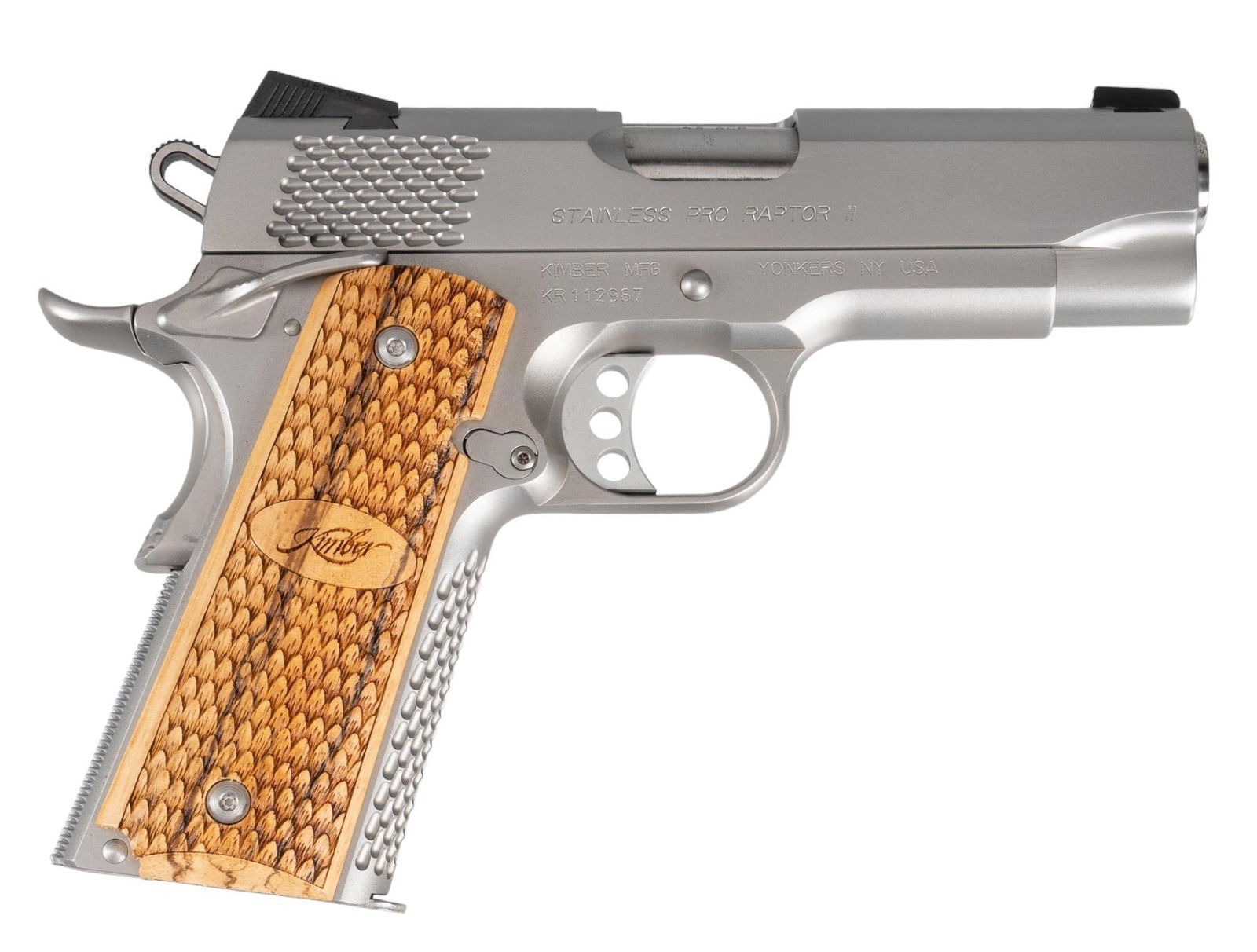Kimber 1911 Stainless Pro Raptor Ii 45 Acp Pistol