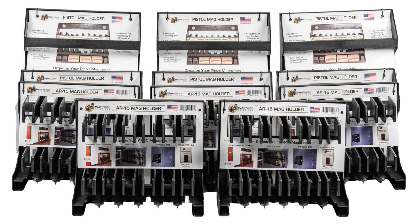 11 Mag Storage Solutions Magazine Racks Auction