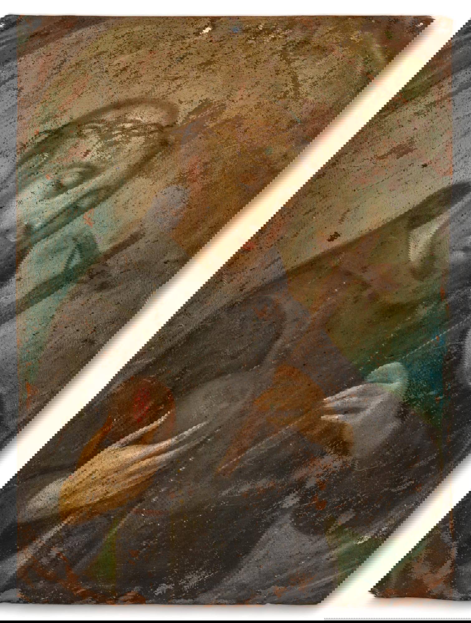 19th C. Mexican Retablo, Unidentified Jesuit Saint Auction