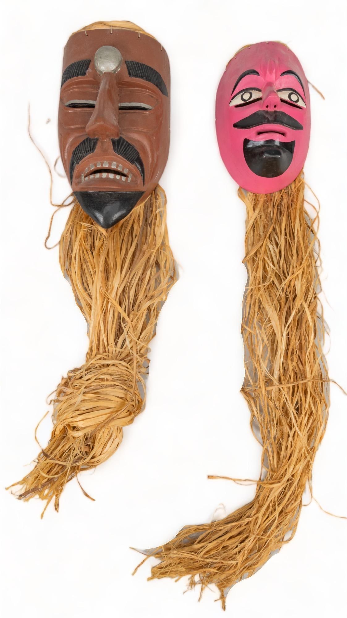 Mexican David And Goliath Masks Auction