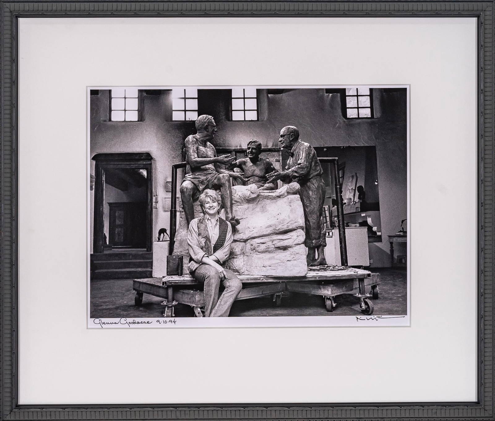Glenna Goodacre Double Signed Bill Wittliff Photograph Auction