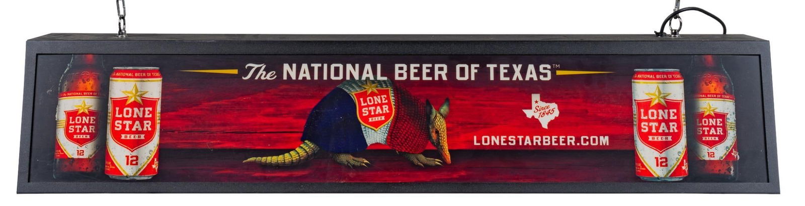 Lone Star Beer "national Beer Of Texas" Sign Auction