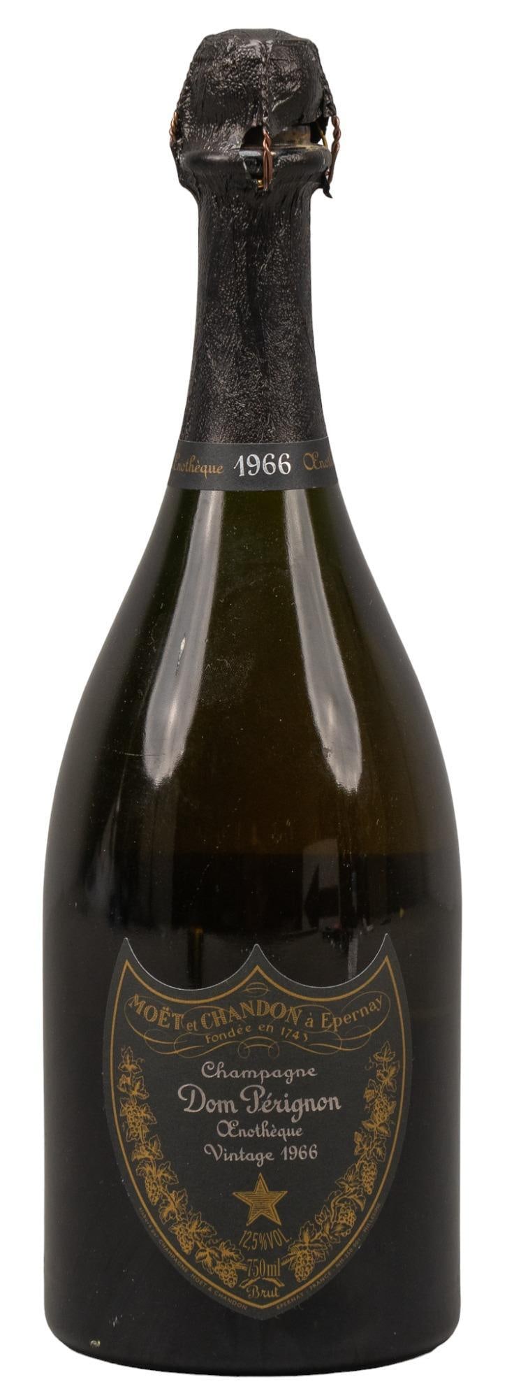Unopened 1966 Dom Perignon Enotheque Champagne Auction