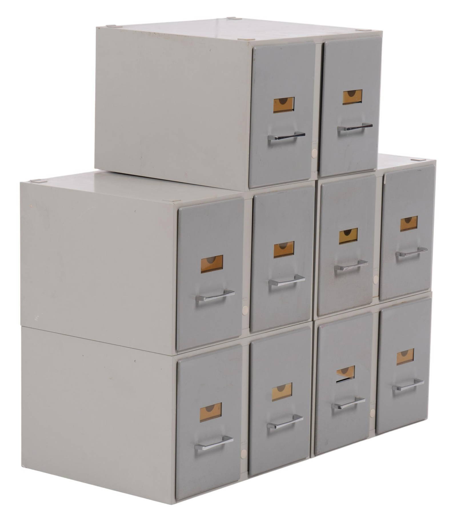 (5) Industrial Style Filing Boxes Auction