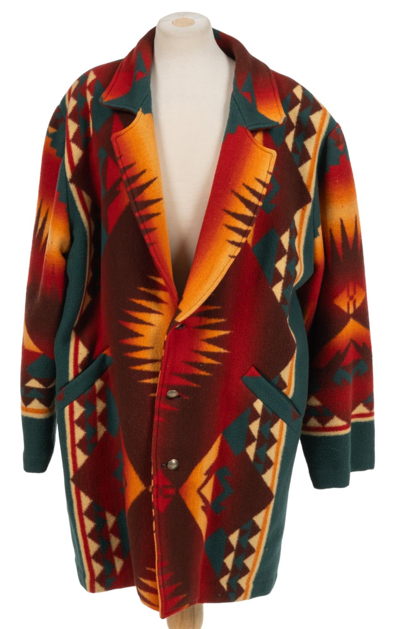 Native Jackets Multicolored Coat Auction