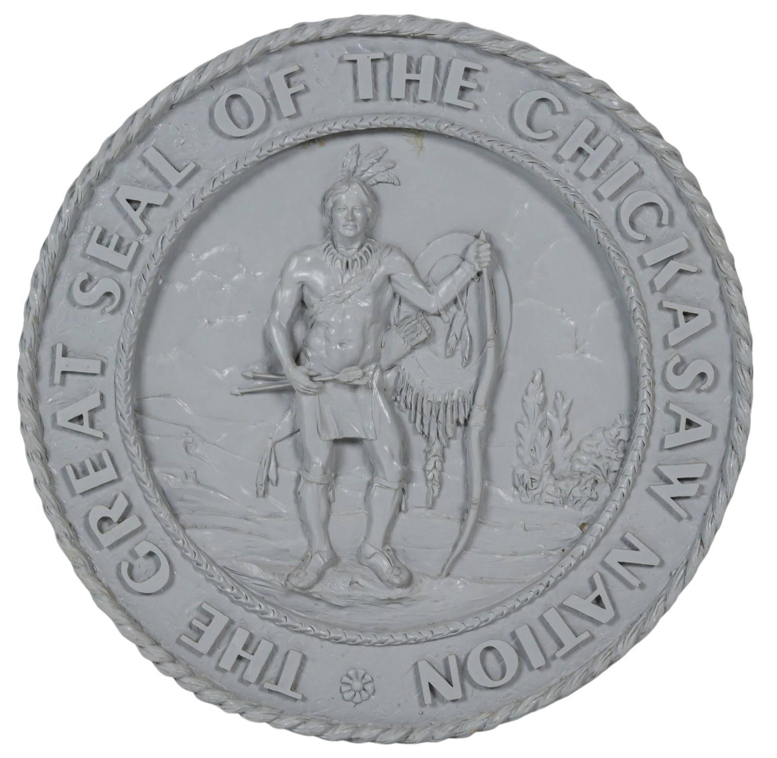 The Great Seal Of The Chickasaw Nation Sign Auction