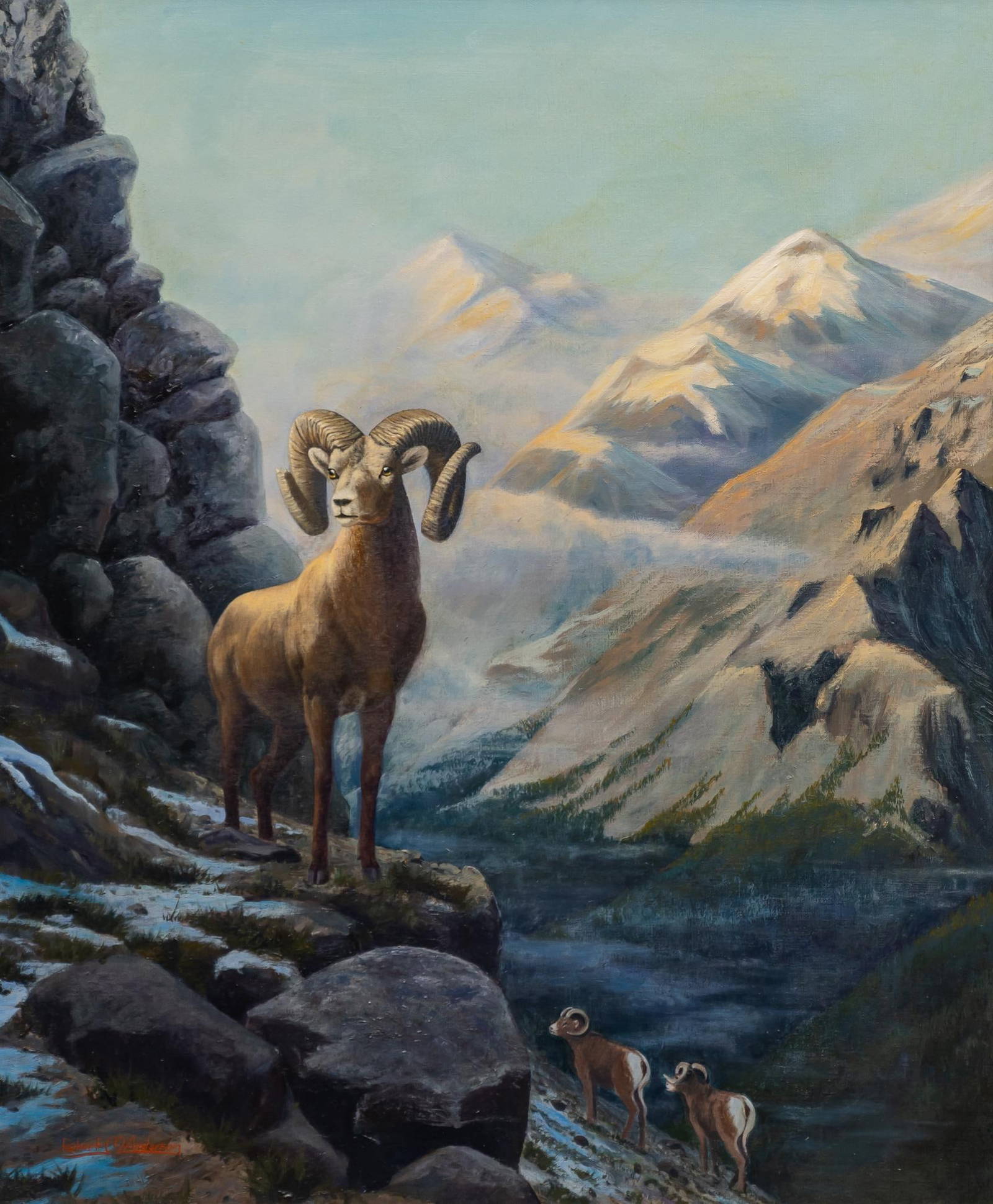Robert Anderson, Bighorn Sheep Auction