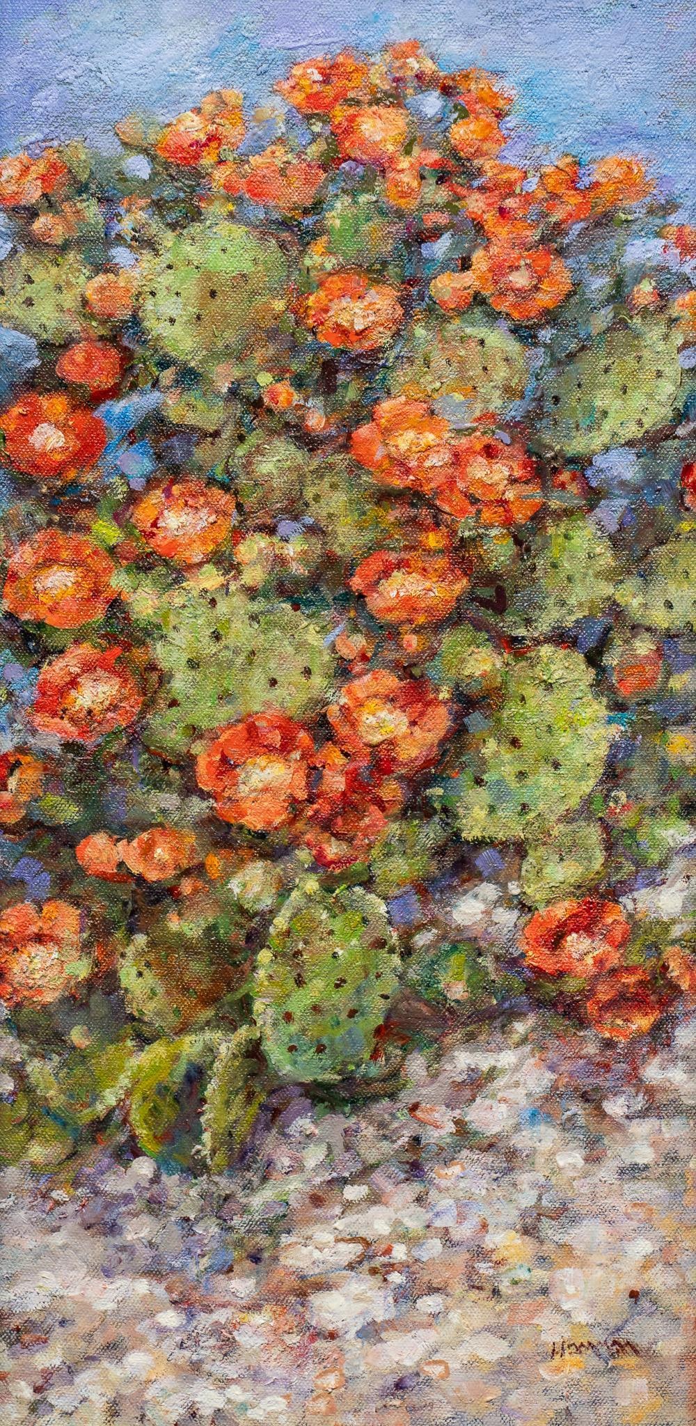 Robert Hamman, "blooming Cactus", 2023 Auction