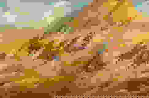 Barbara Garvin, "rescue Of The Advance Patrol" Auction