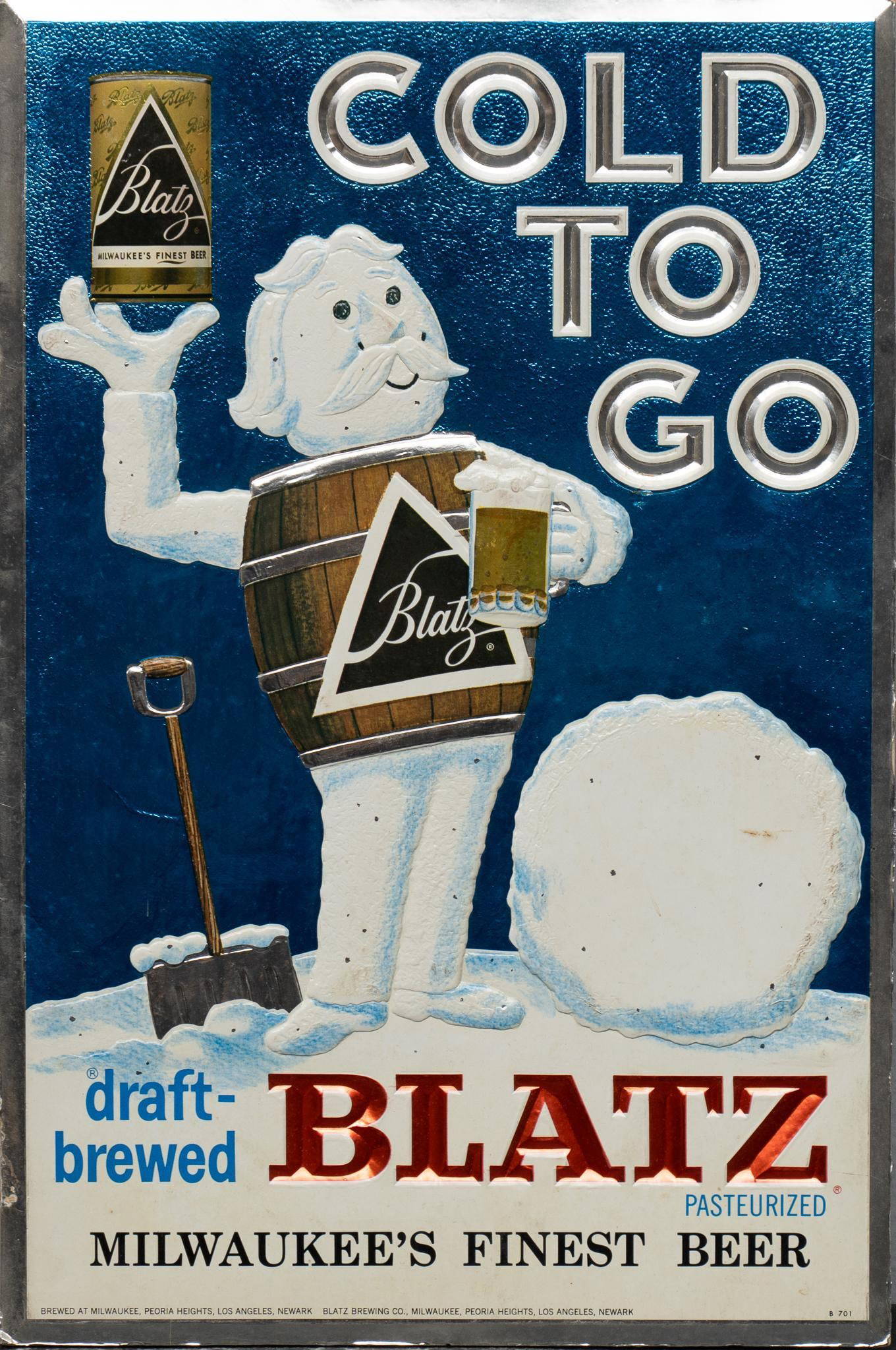 Vintage Blatz Beer Sign Auction