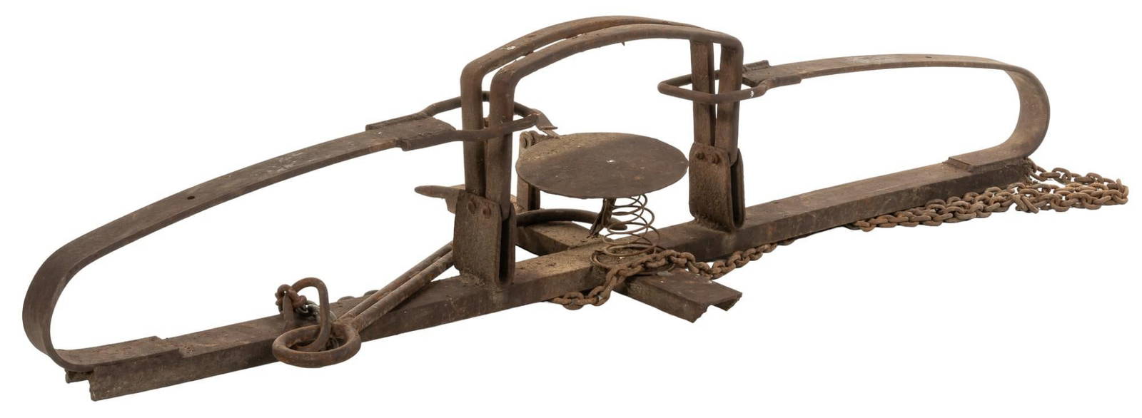 Monumental 6 Ft. Antique Bear Trap Auction