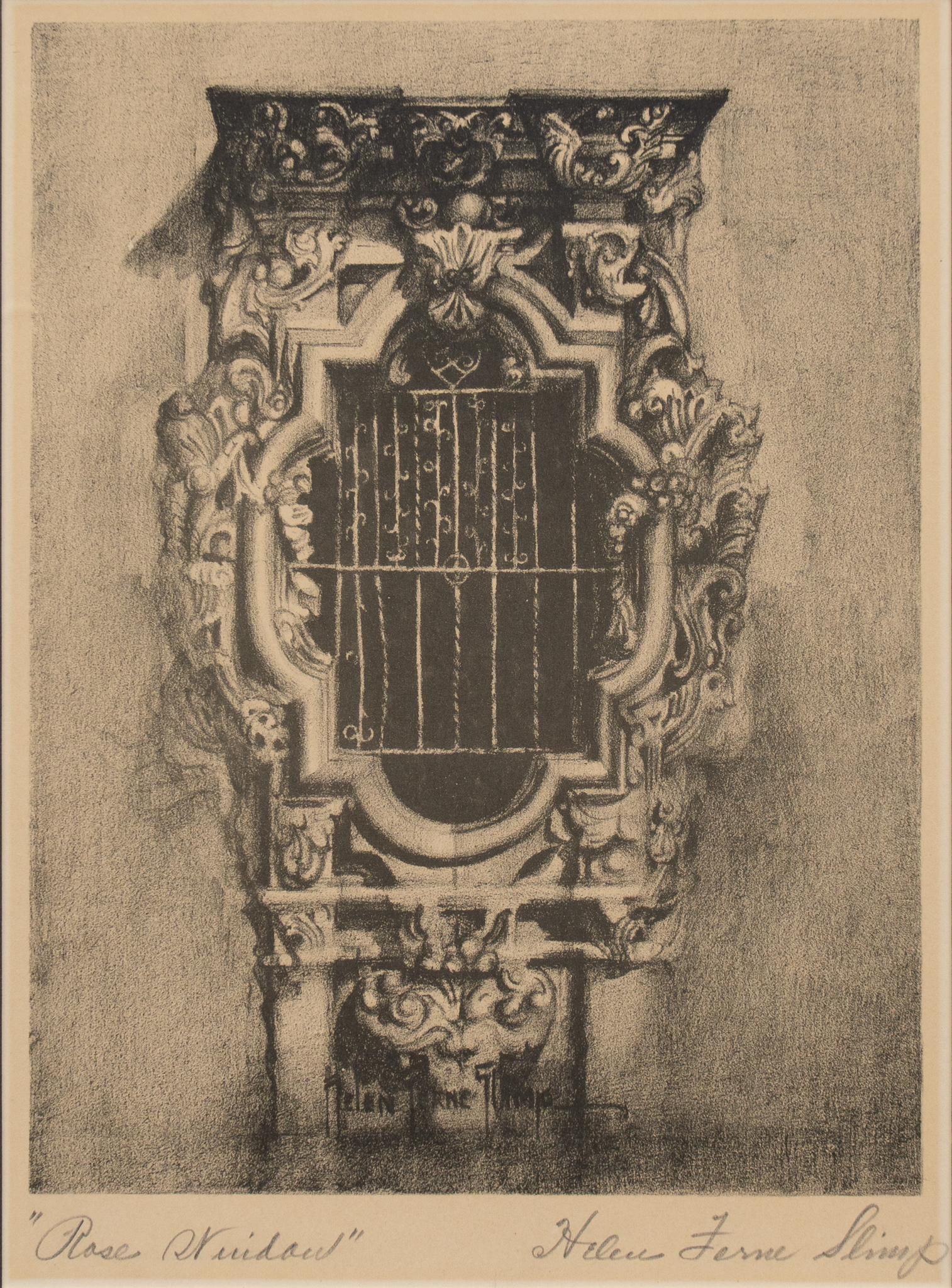 Helen Ferne Slimp, "rose Window" Auction