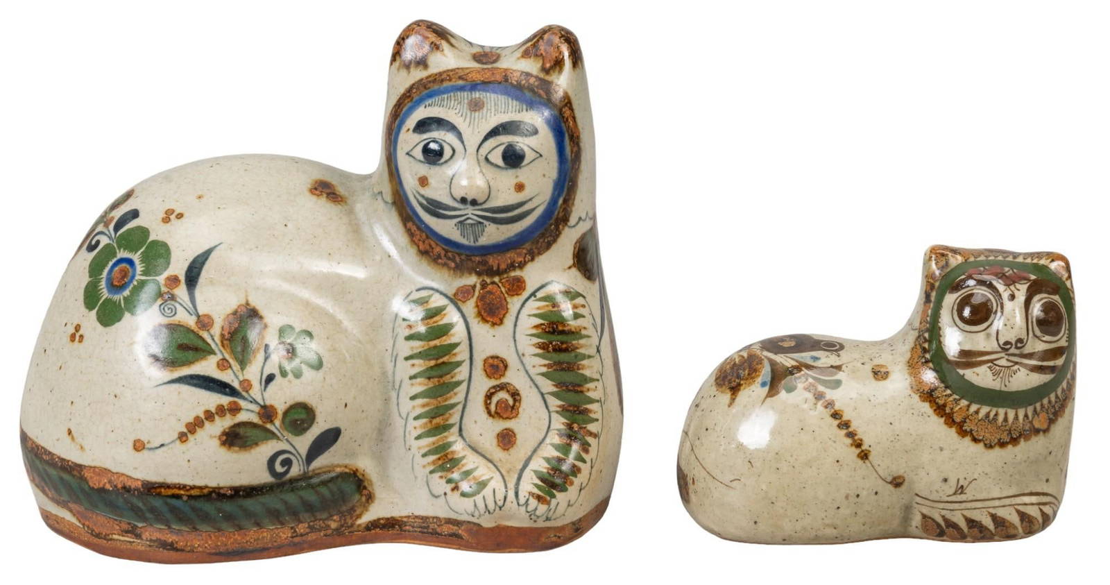 Jorge Wilmont, Pair Of Ceramic Cats Auction