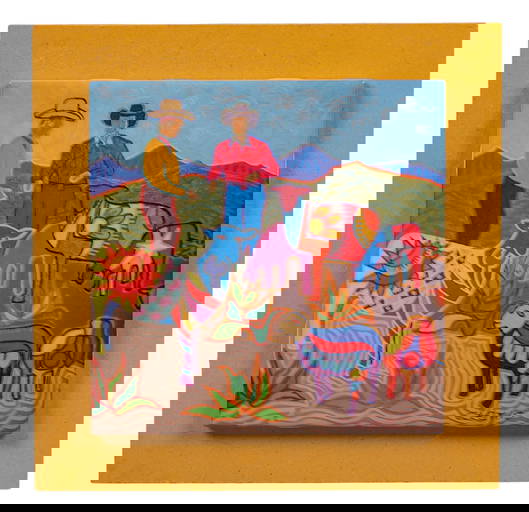 Brother Cletus Behlmann, Cowboy Tile