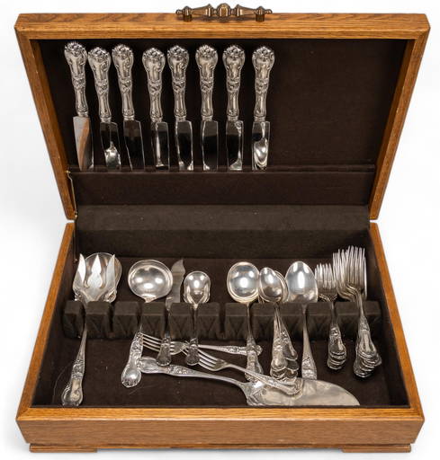 Mexican Sterling Silver Flatware Set