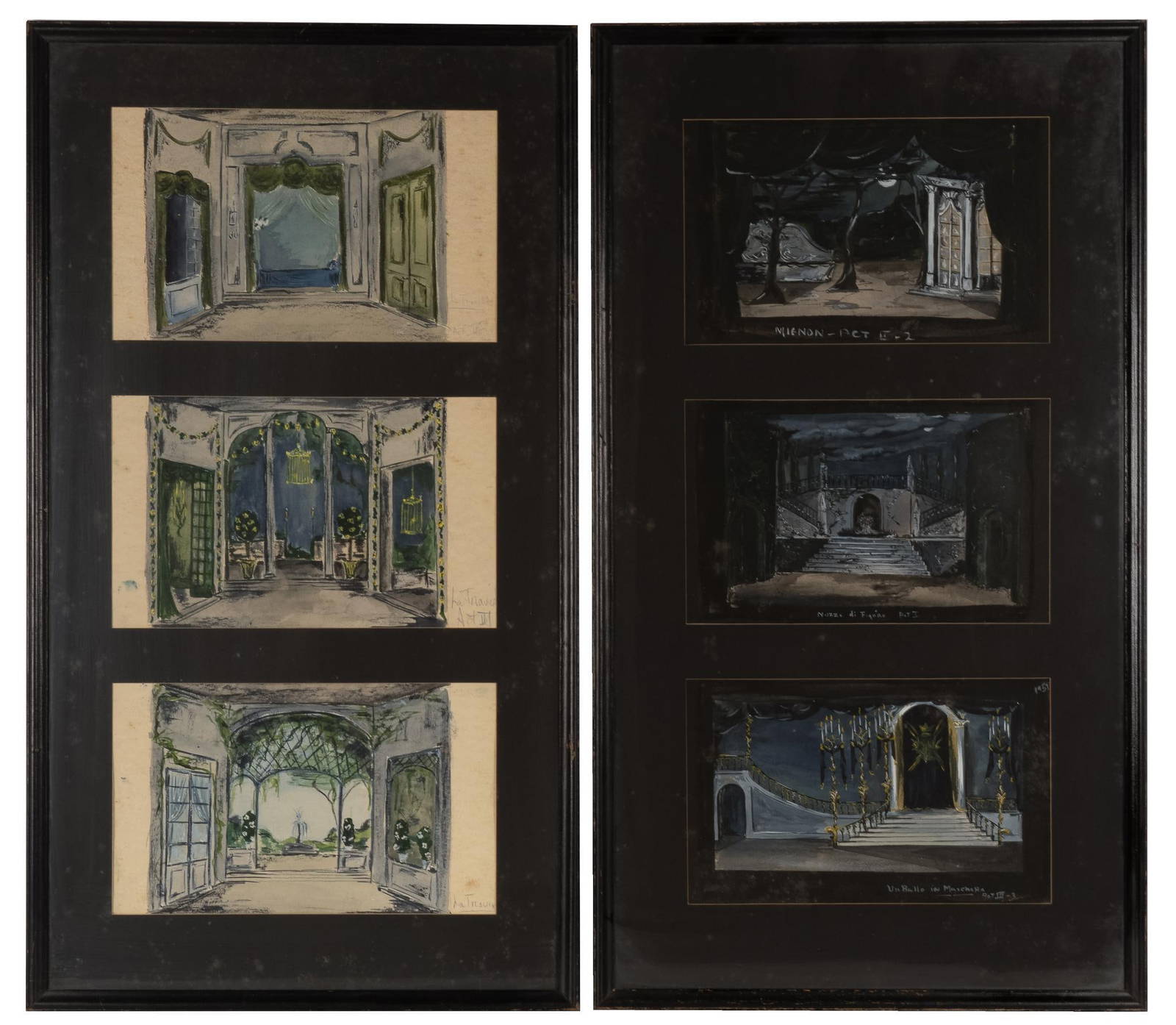 Eugene Berman, Opera Set Designs (6) Auction