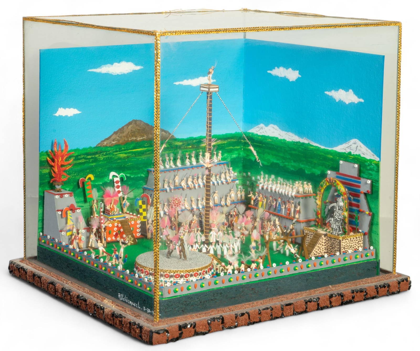 Aztec Flyers Diorama Auction