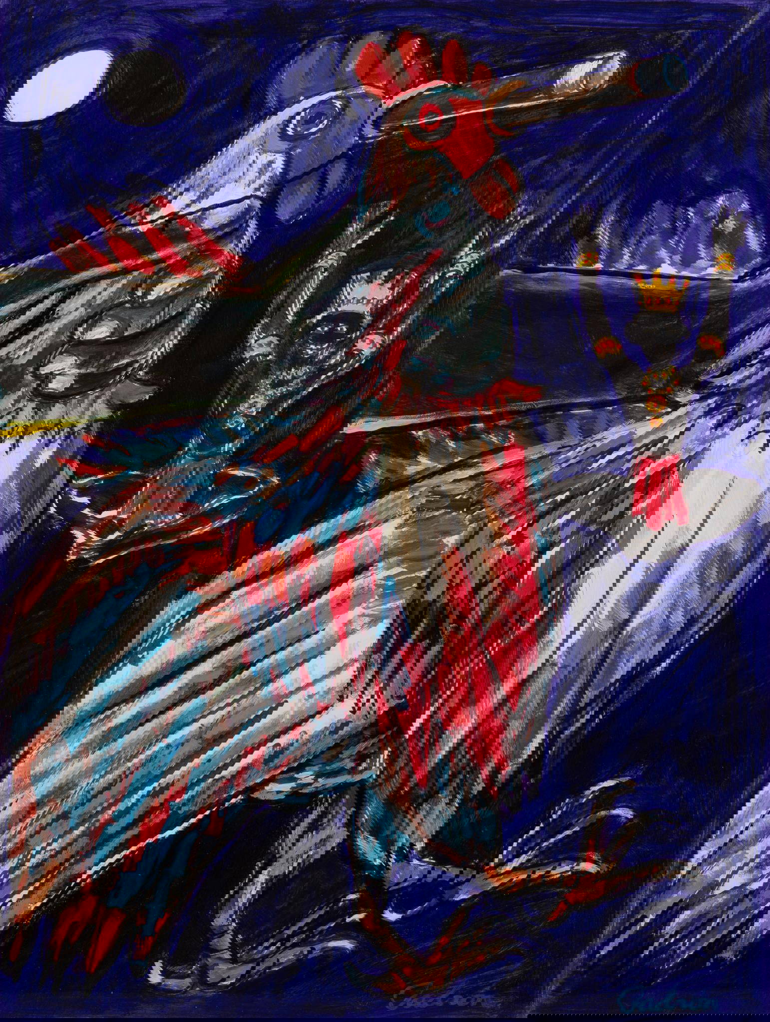 Felix Padron, Rooster And Cigar Auction