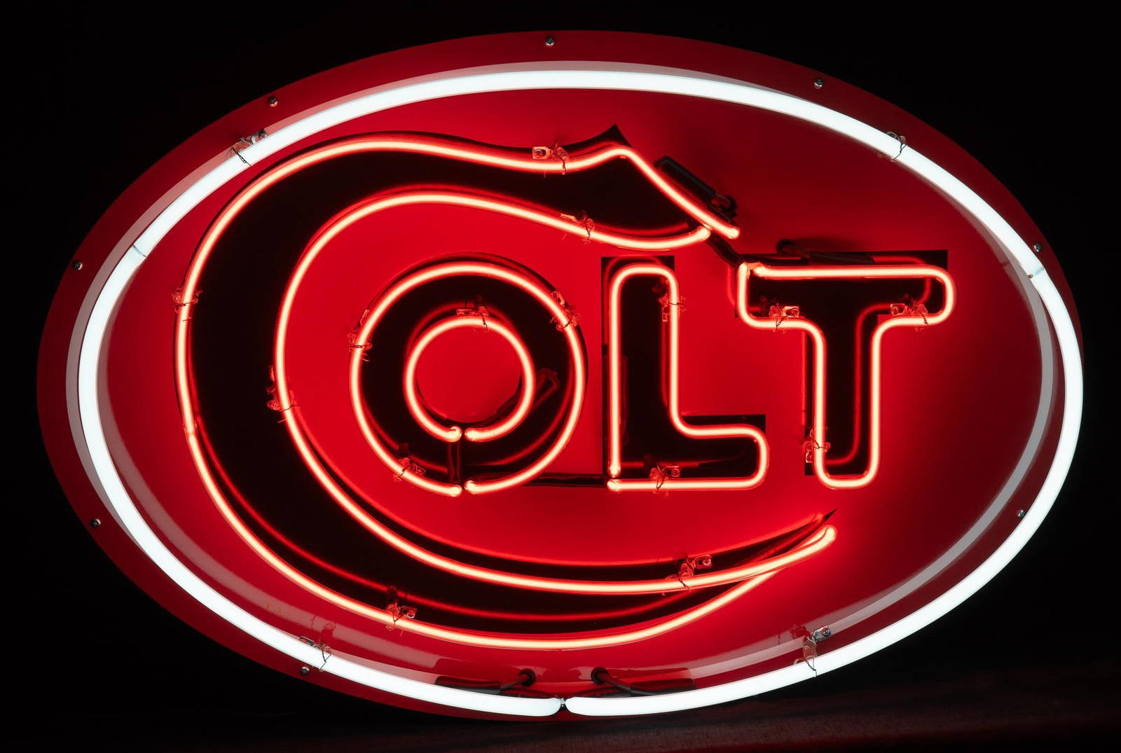 New Colt Logo Advertising Neon Sign Auction