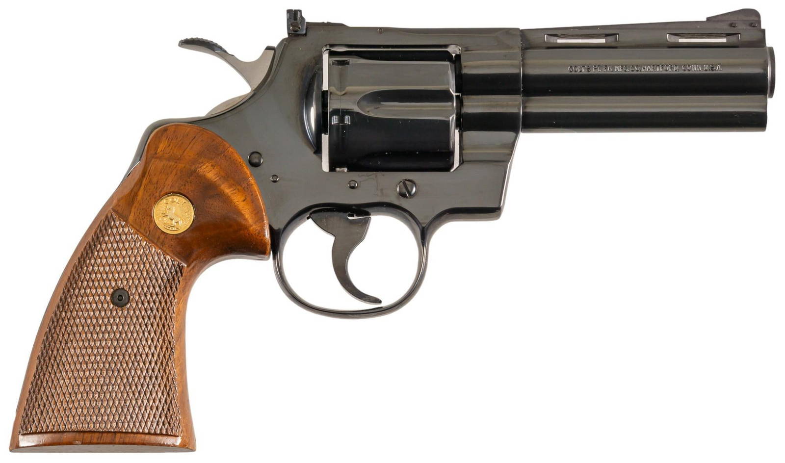 Colt Python Royal Blue 357 Mag Revolver Auction