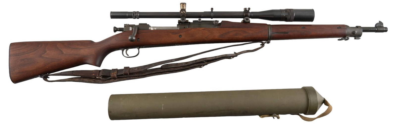 Wwii Springfield 1903 A1 Usmc Sniper Rebuild W/ J. Unertl 8x Scope & Case