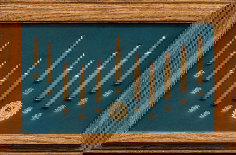 Tatonka Cartridge Co. Weatherby Cartridge Bullet Board Display