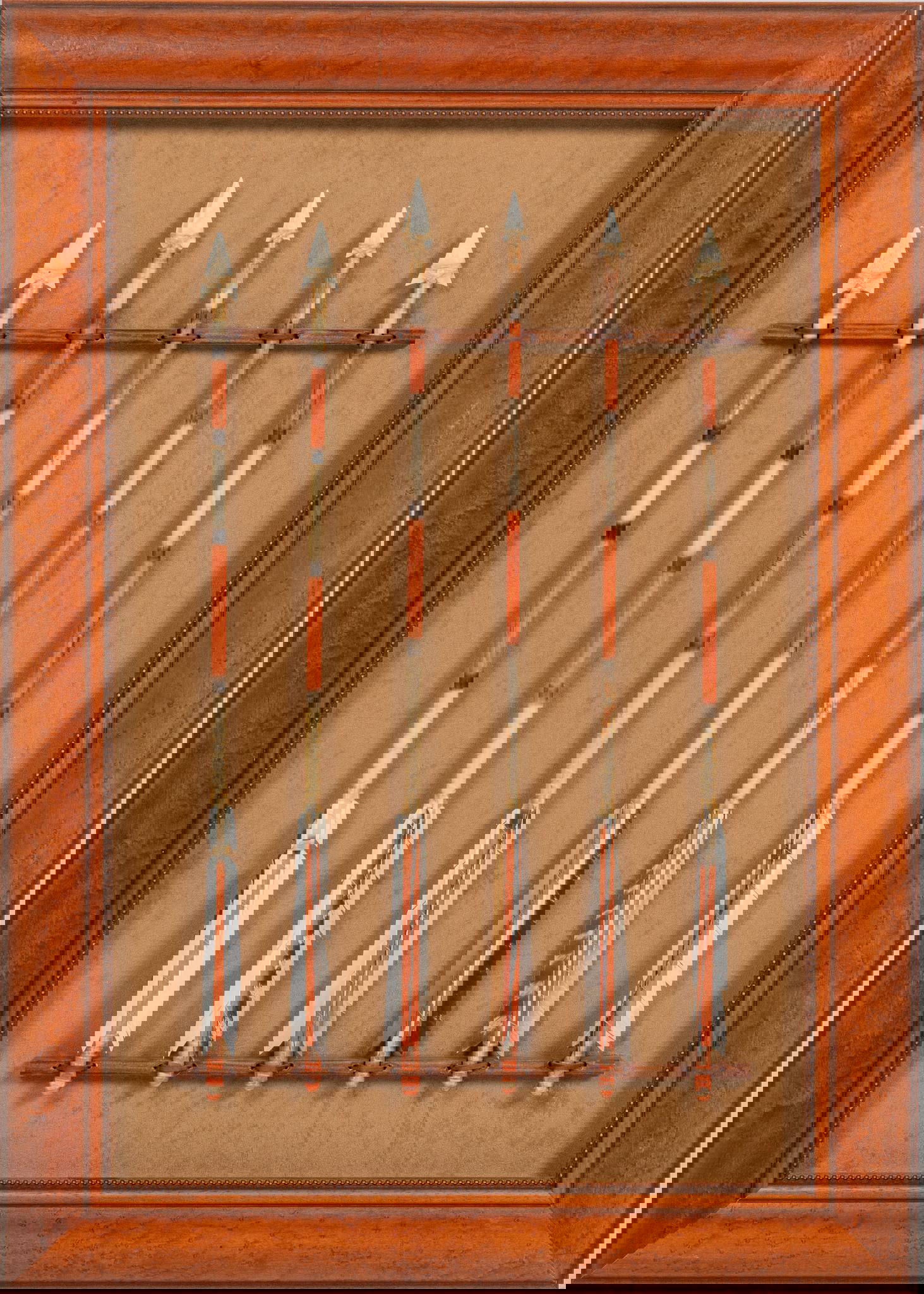 Framed Bone Tipped Arrows Auction