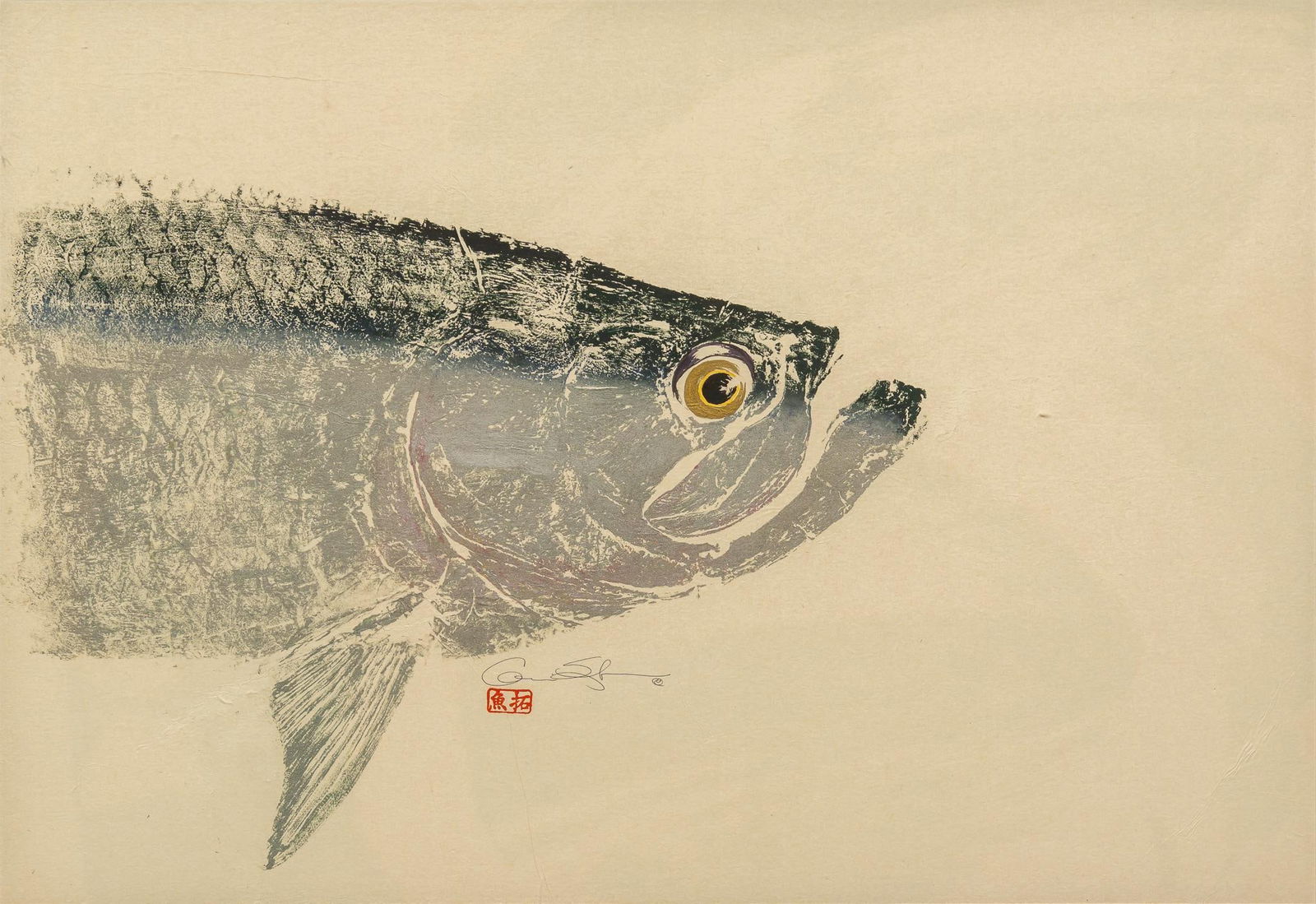 Gyotaku Fish Rubbing Auction