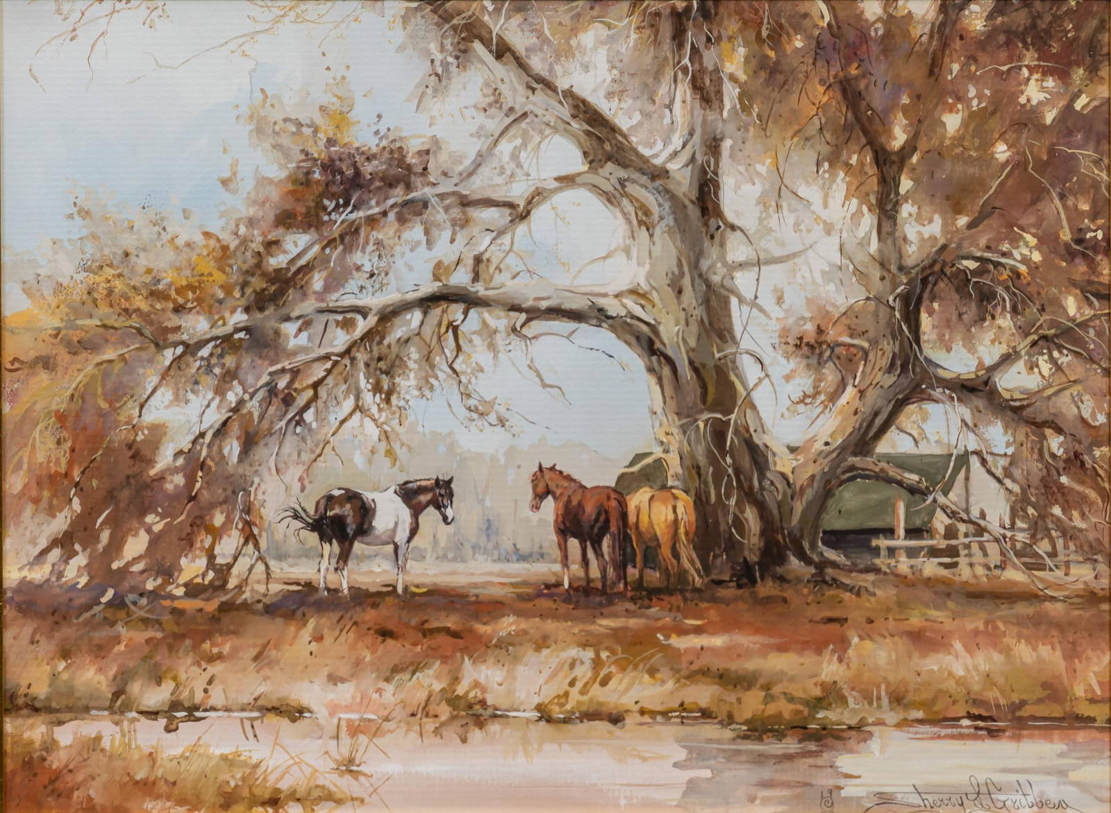 Sherry L. Gribben, Ranch With Horses Auction