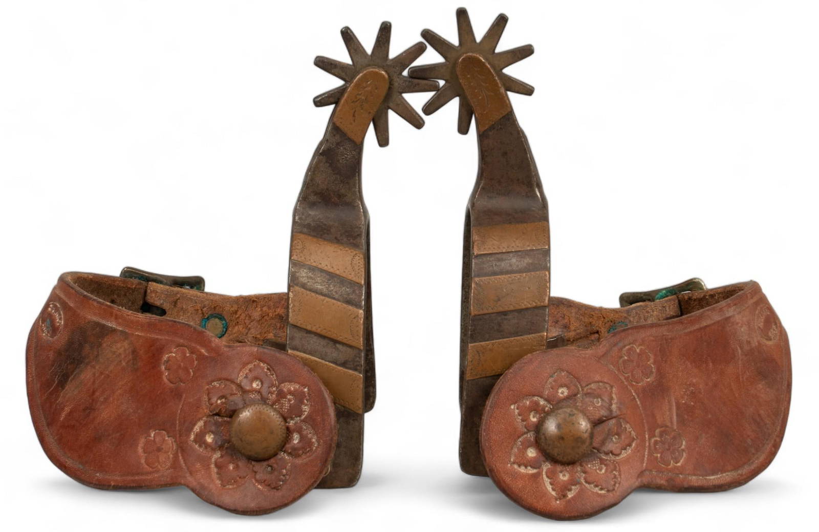 Kelly Marked Copper Mounted Spurs Auction