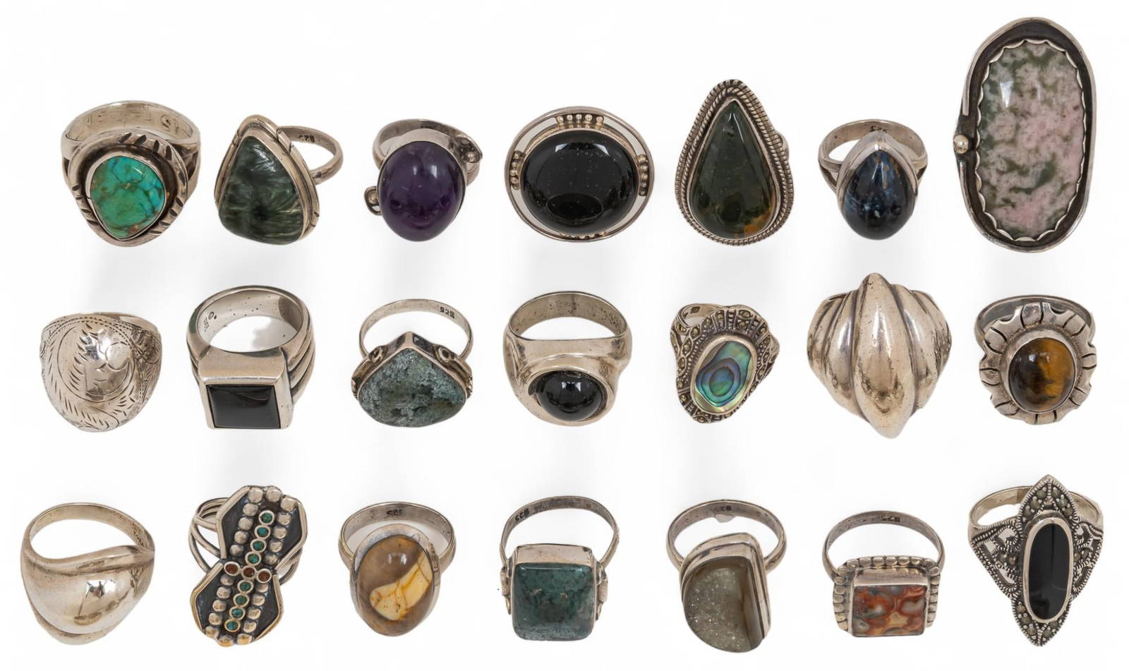 Collection Of 35 Rings Auction