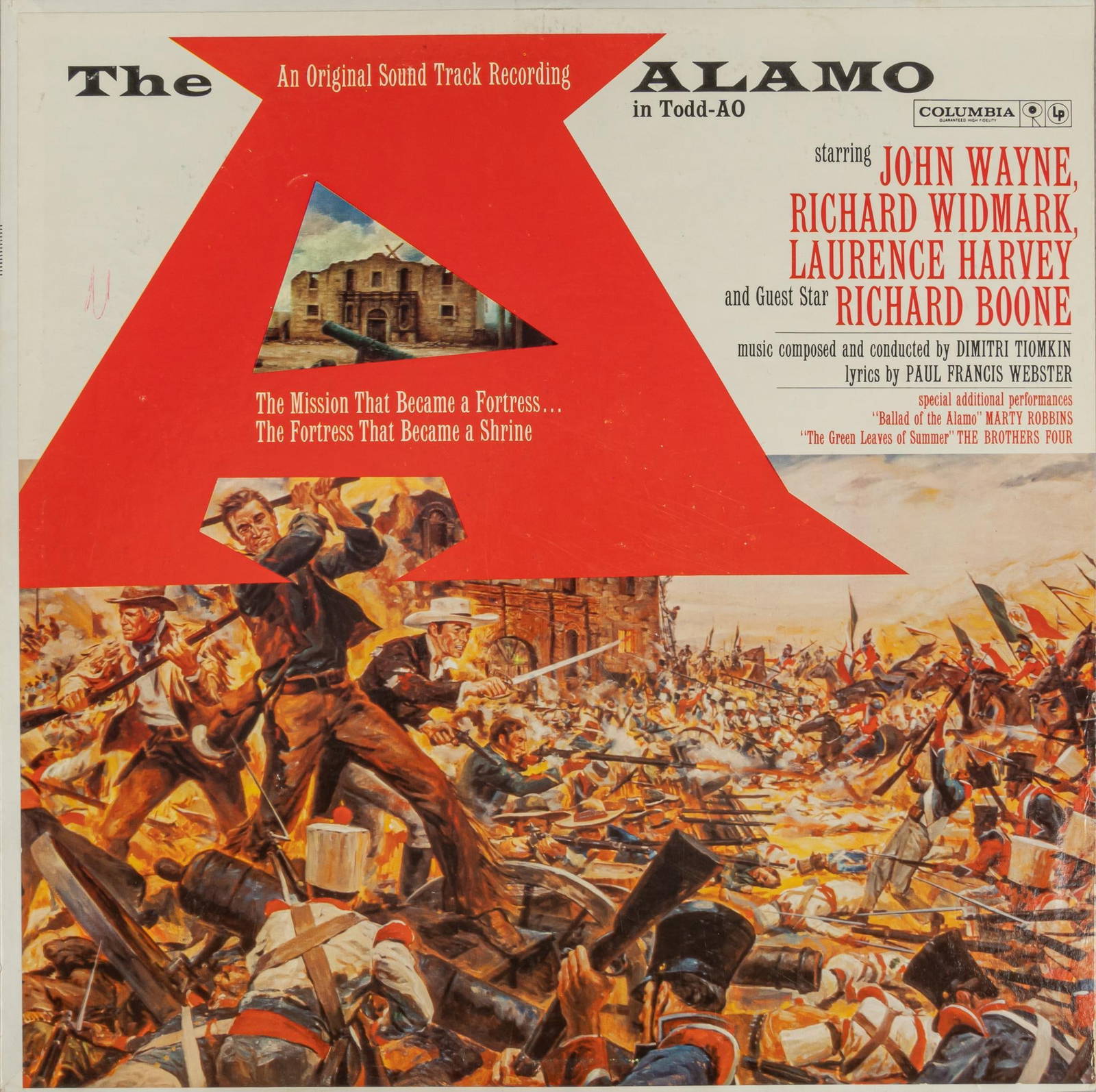 The Alamo Original Soundtrack Vinyl Record Auction