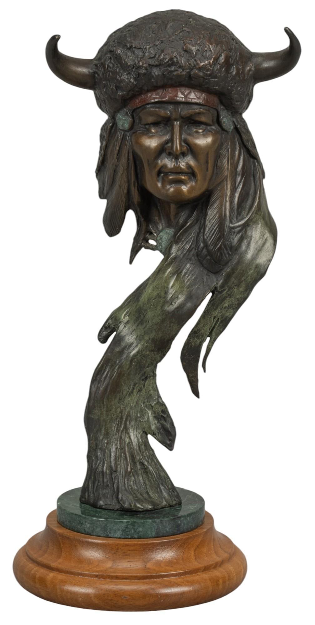 Stephen Leblanc, Native American Bronze Auction