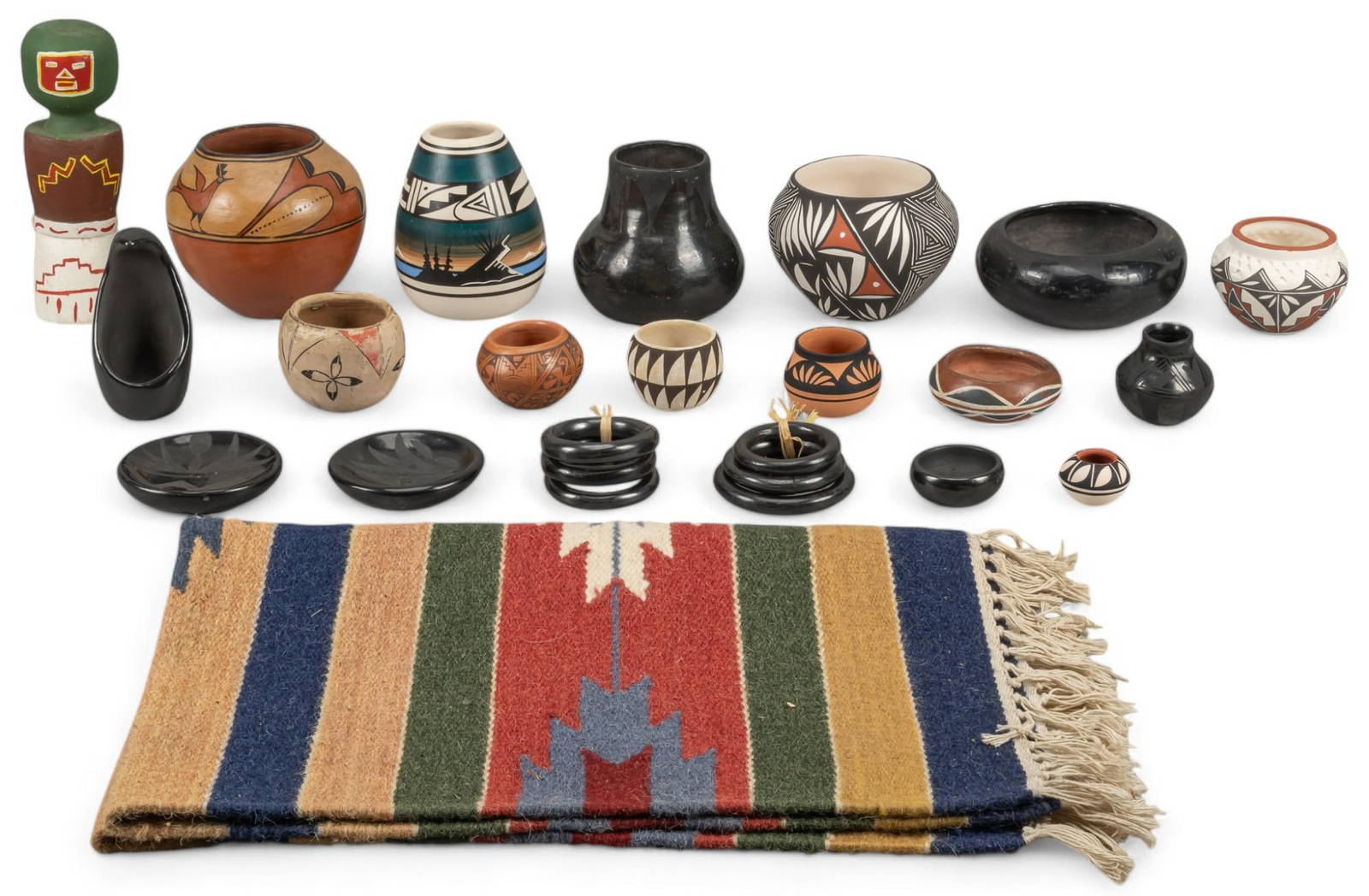 Collection Of Native American Style Pottery Auction
