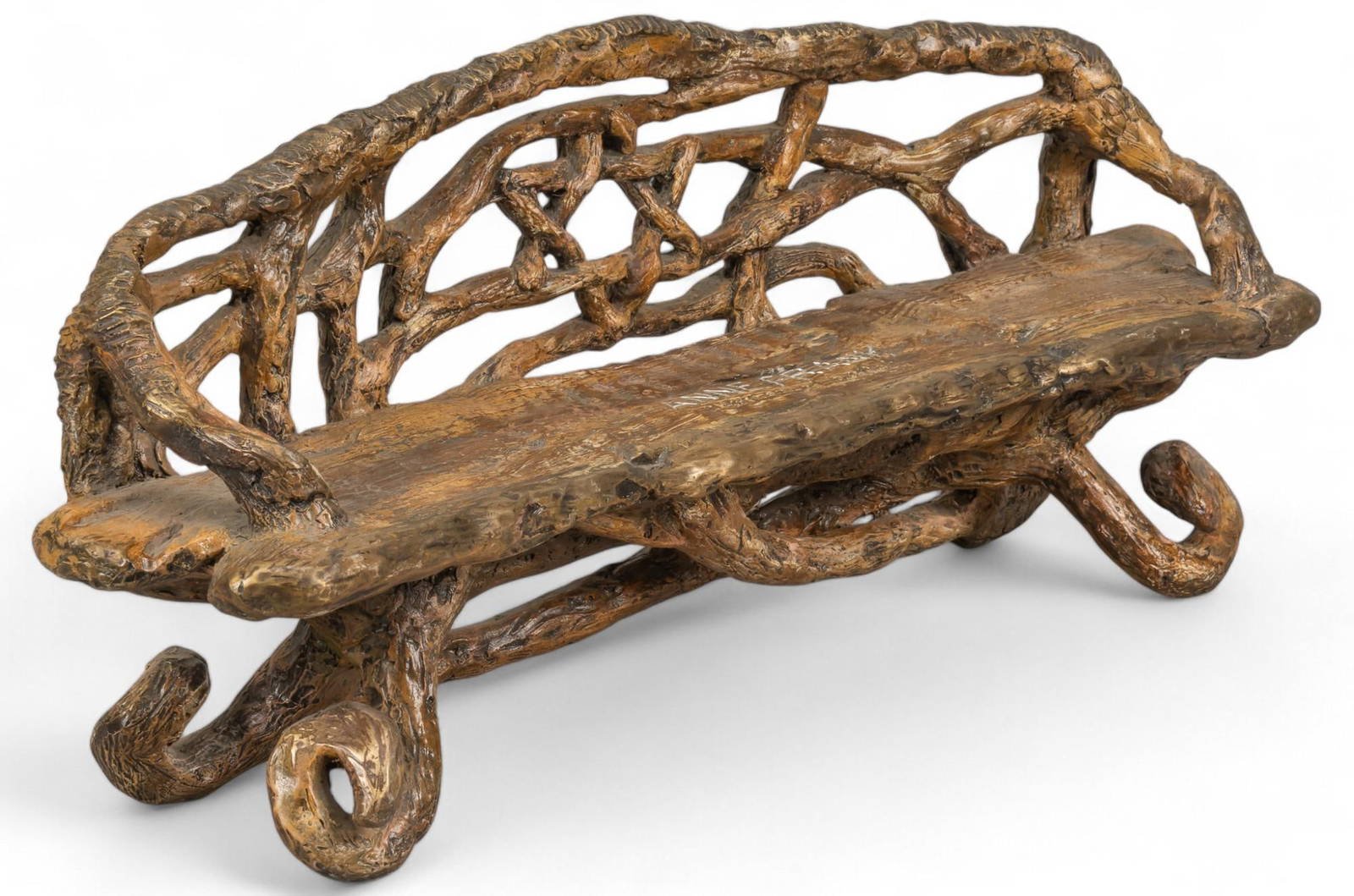 Gilbert Durán | Miniature Bronze Bench Auction