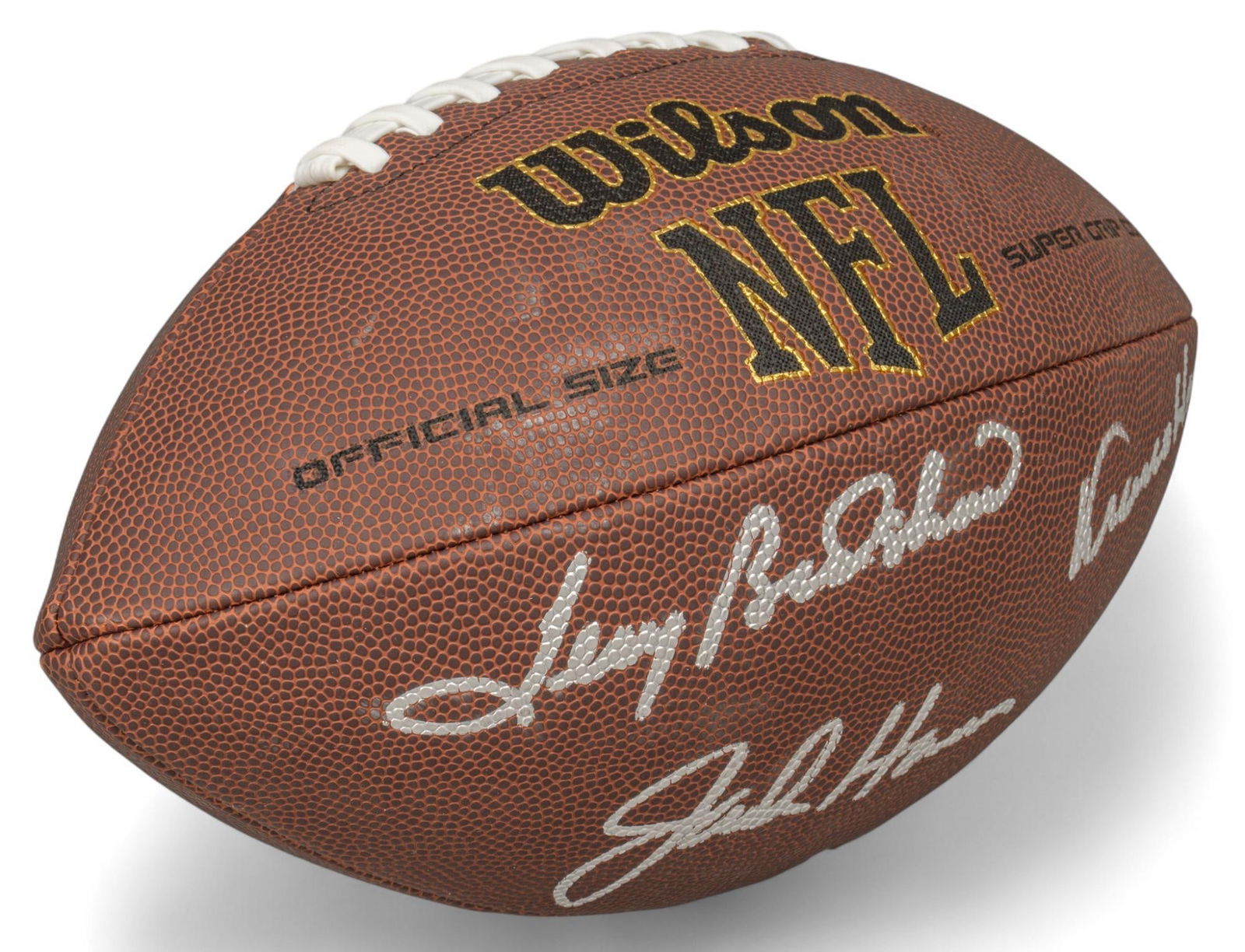 Pittsburgh Steelers Signed Wilson Football Auction