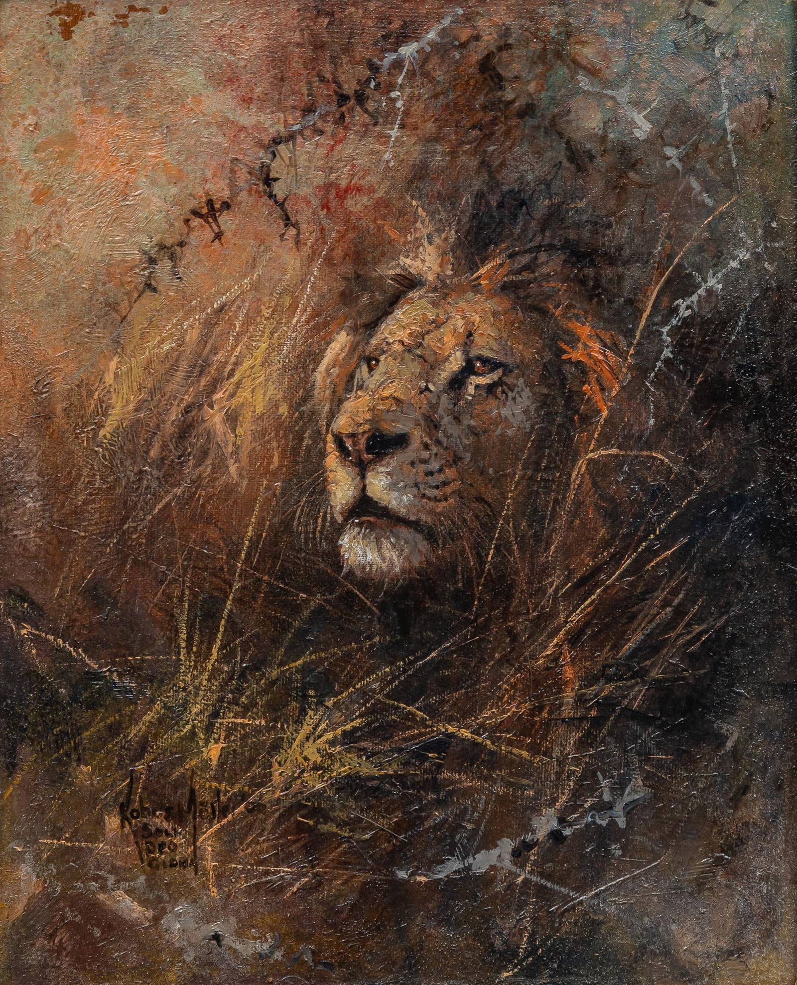 Kobus Moller, Lion, 2006 Auction