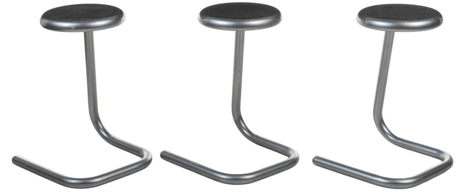 (3) Vintage Paperclip Stools Auction