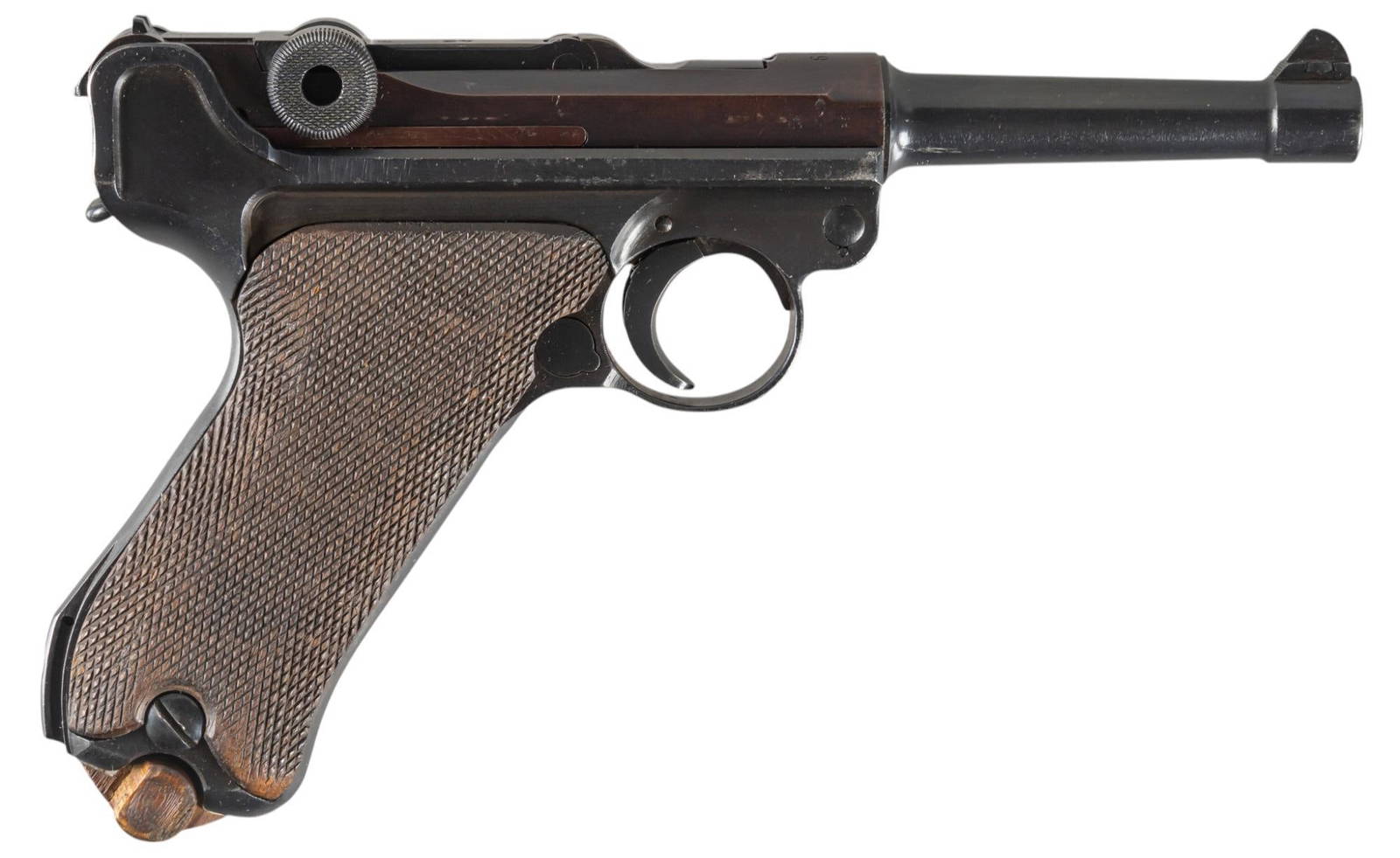 Wwii German Mauser 42 Code P.08 Luger 9mm Pistol Auction