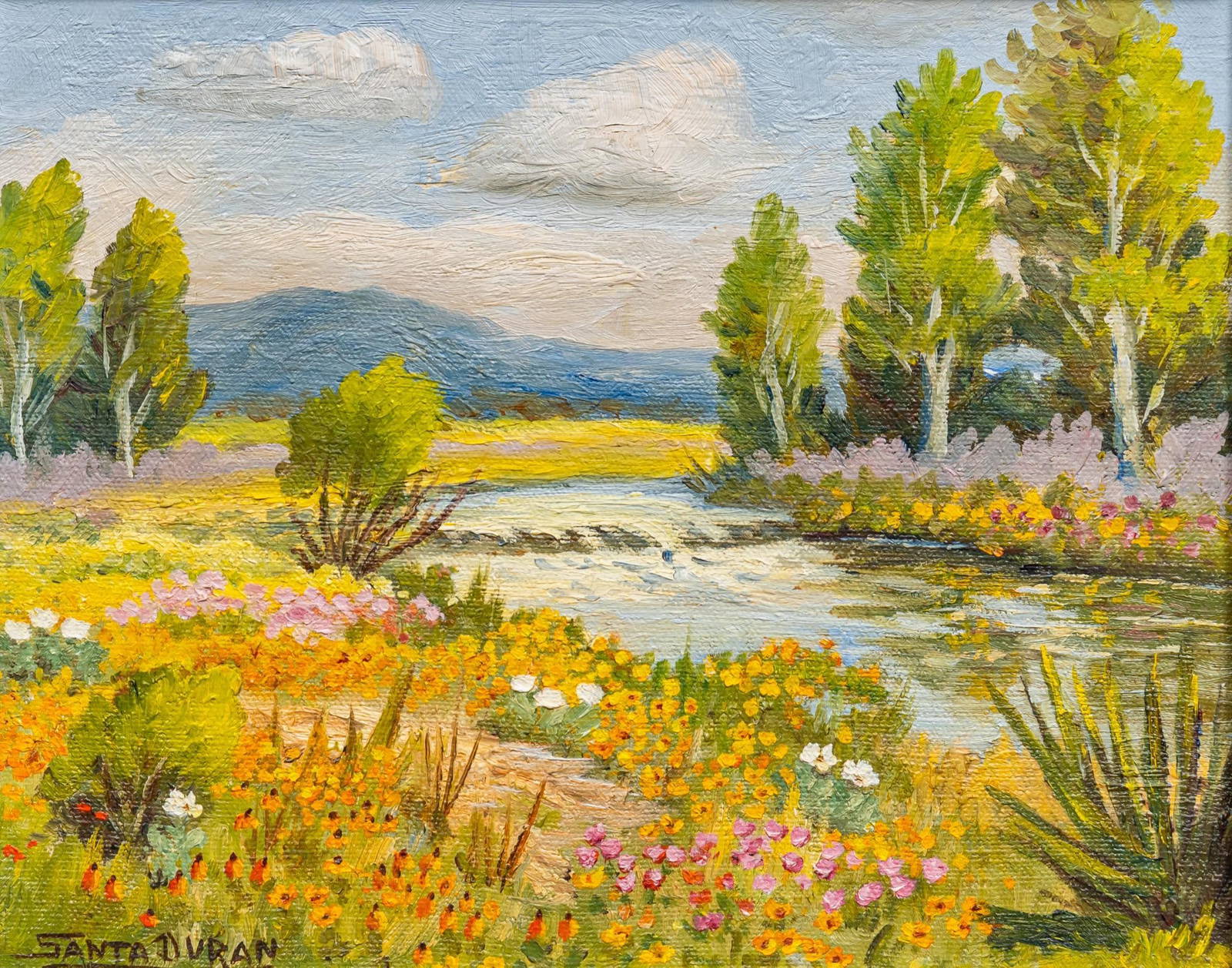 Santa Duran, "sabinal Falls" Auction