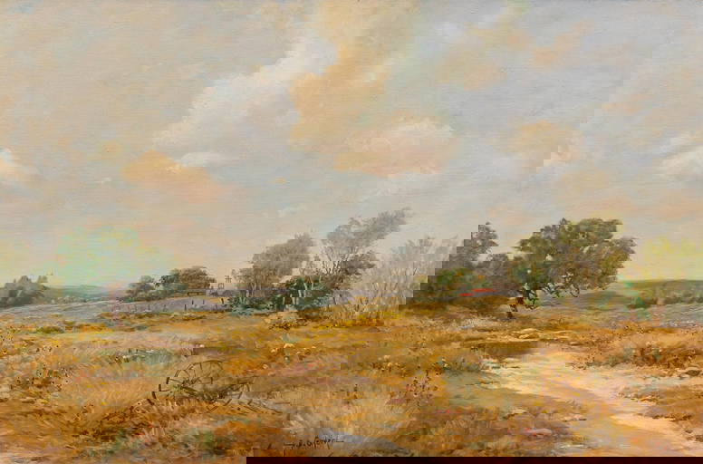 A. D. Greer, Texas Ranch Scene