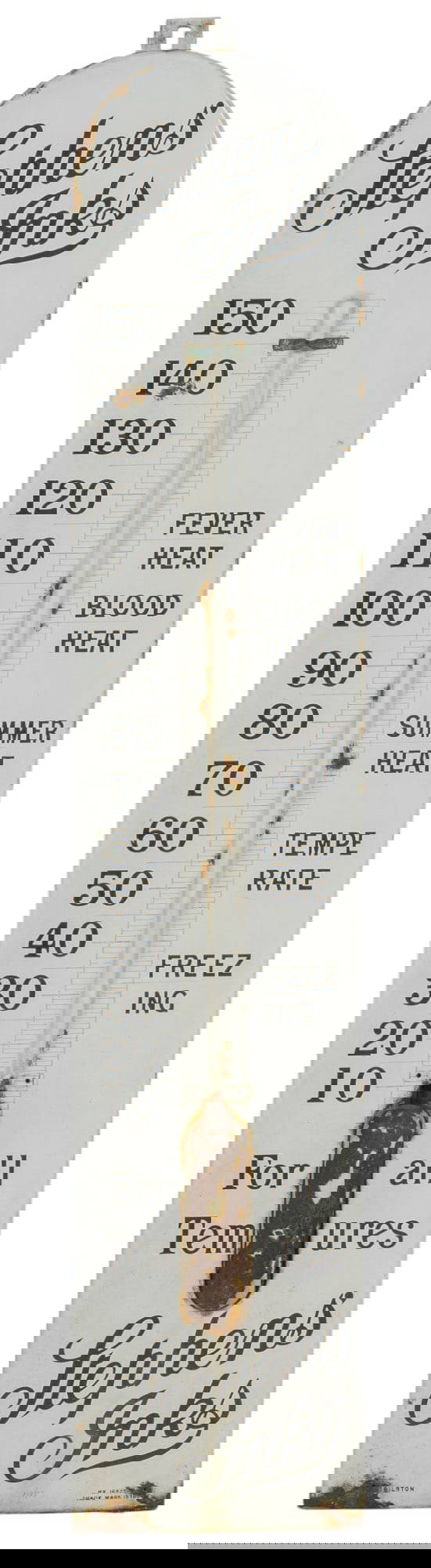 Stephen's Ink Thermometer Sign Auction