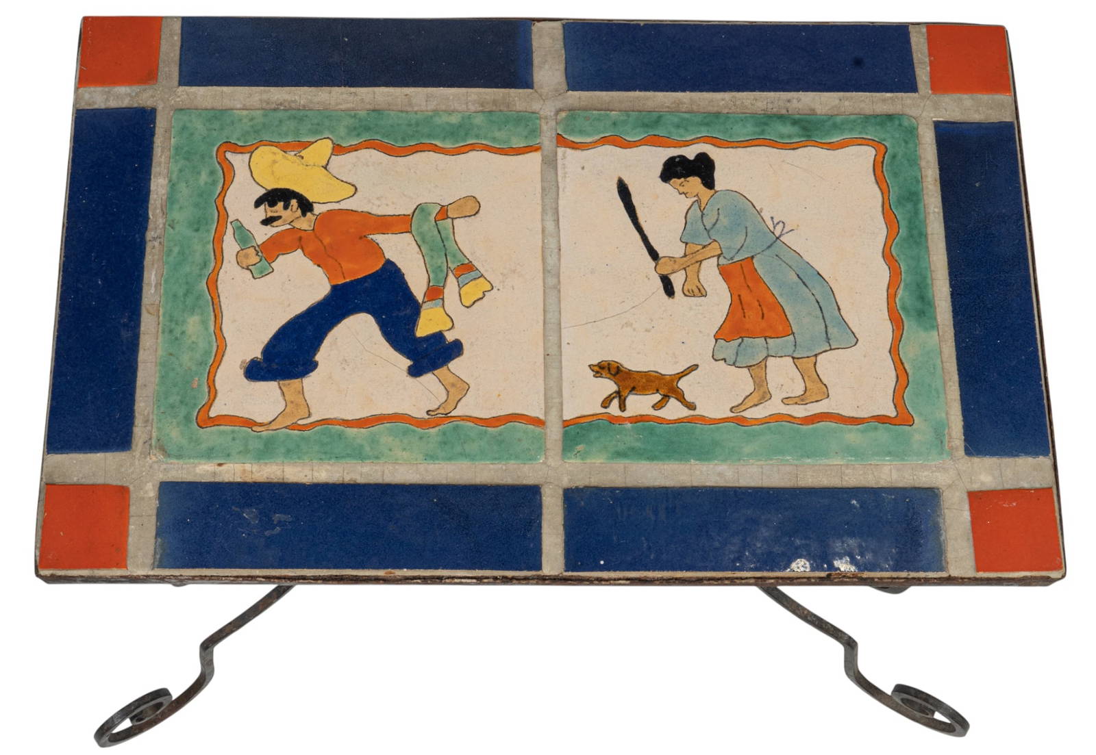 Ethel Wilson Harris, San Jose Mission Pottery Tile Table Auction