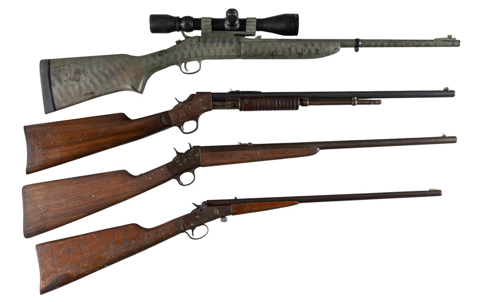 Set Of 4 22 Cal Rifles Auction